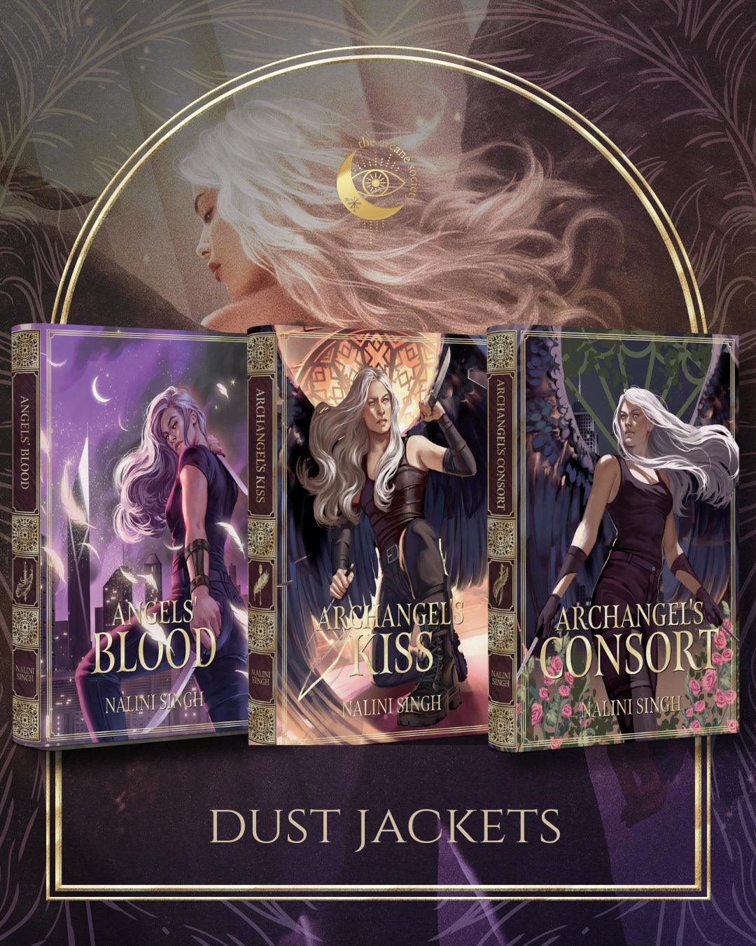 Nalini Singh - Angels' Blood, Archangel's Kiss and Archangel's Consort – The Arcane Society Shop