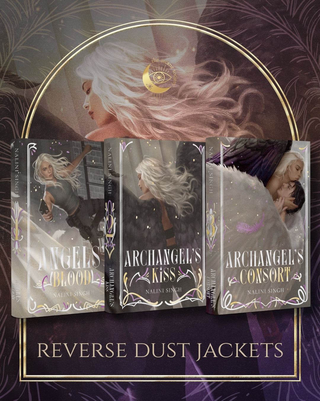 Nalini Singh - Angels' Blood, Archangel's Kiss and Archangel's Consort – The Arcane Society Shop